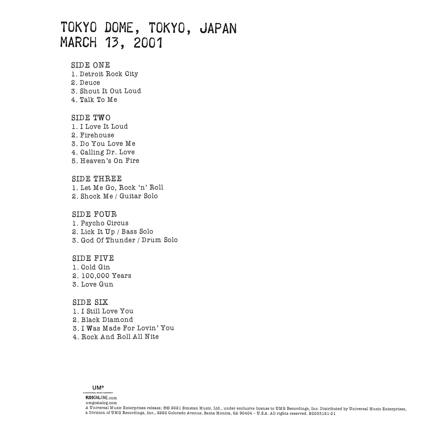 Music Archive | KISS Online | Official website