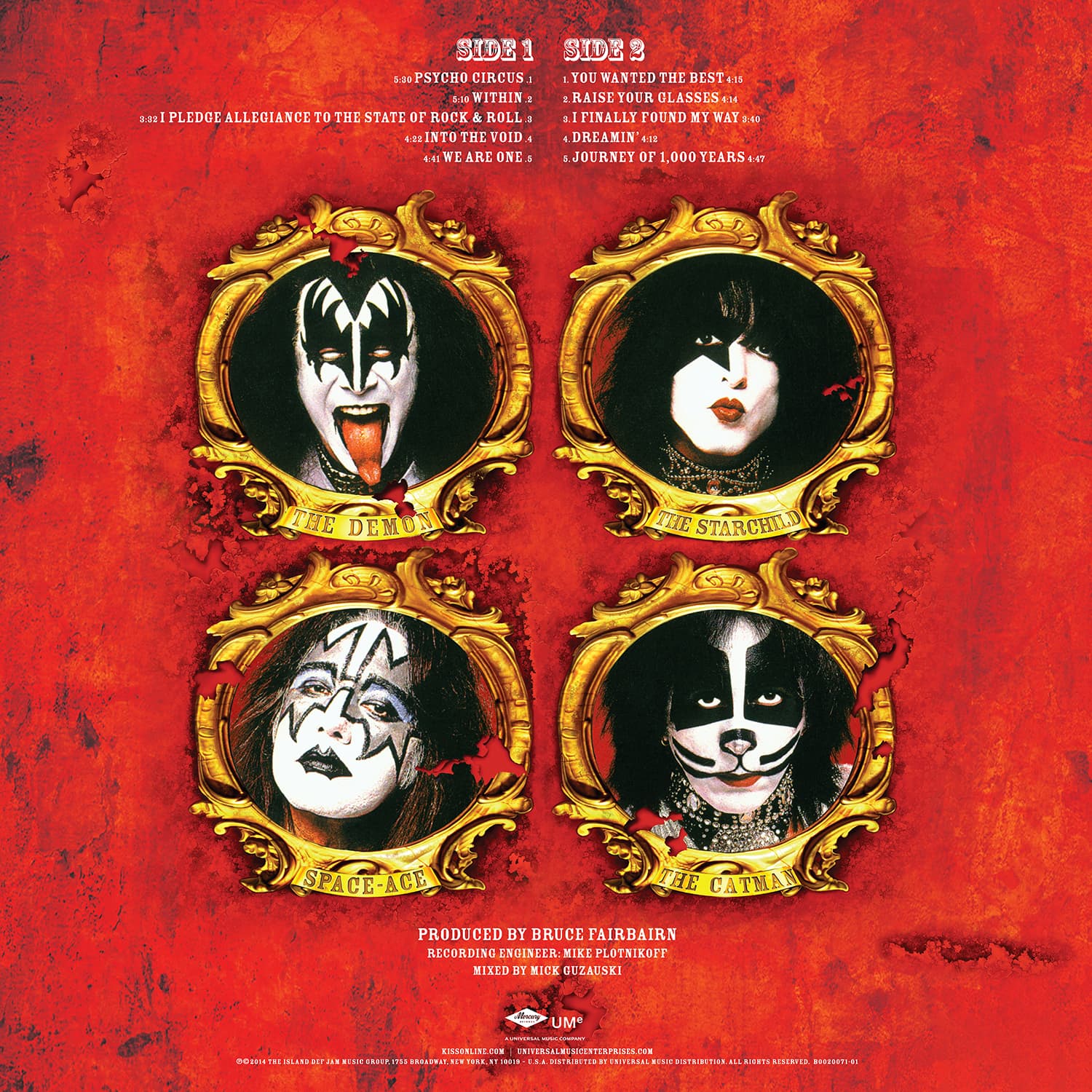 Psycho Circus 1998 | KISS Online | Official website