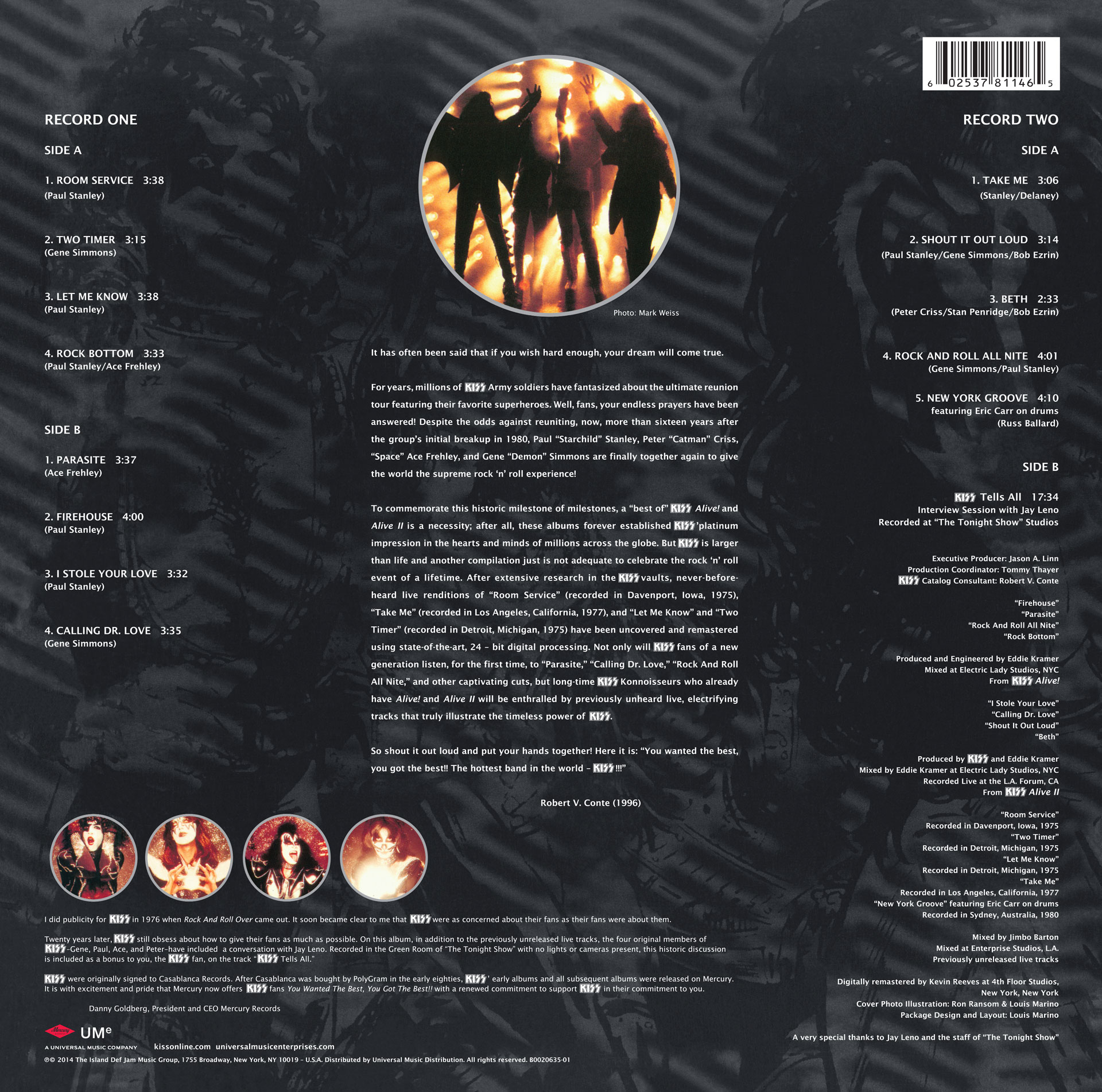 You Wanted The Best, You Got The Best 1996 | KISS Online | Official website