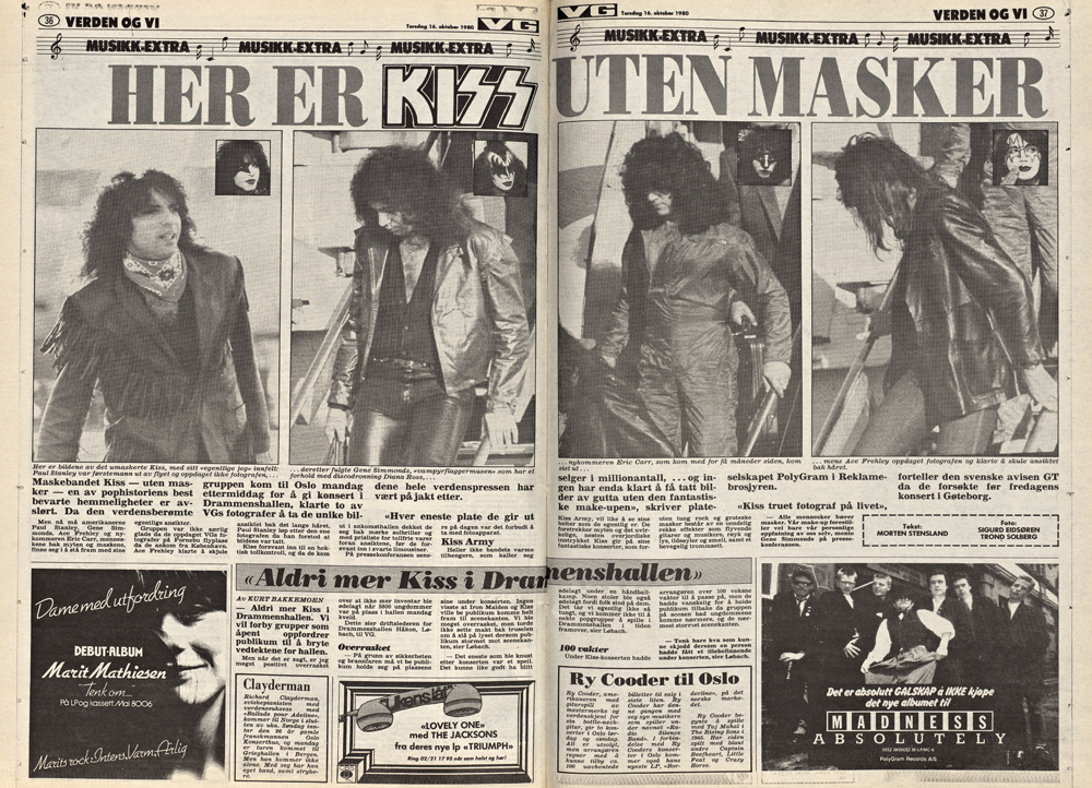 UNMASKED: A Fan’s Journey Across the 1980 KISS Tour in Scandinavia ...